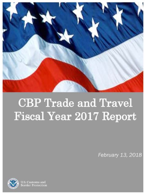 Highlights from CBP's FY2017 Trade and Travel Report. - Customs, Import ...