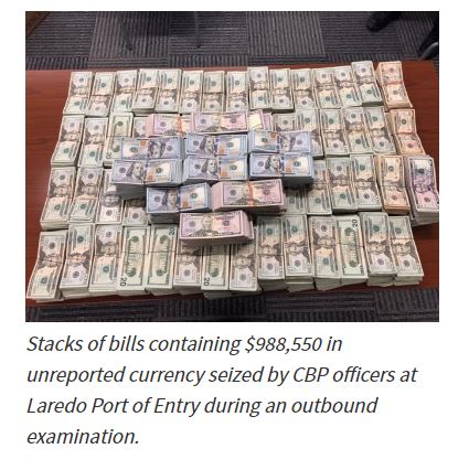 CBP Officers Seize $1.0 million in currency in Juarez-Lincoln Bridge ...